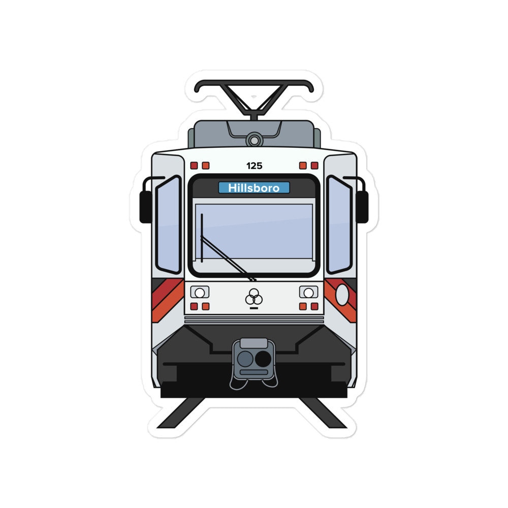 Portland MAX Light Rail Train Type 1 Sticker - Etsy