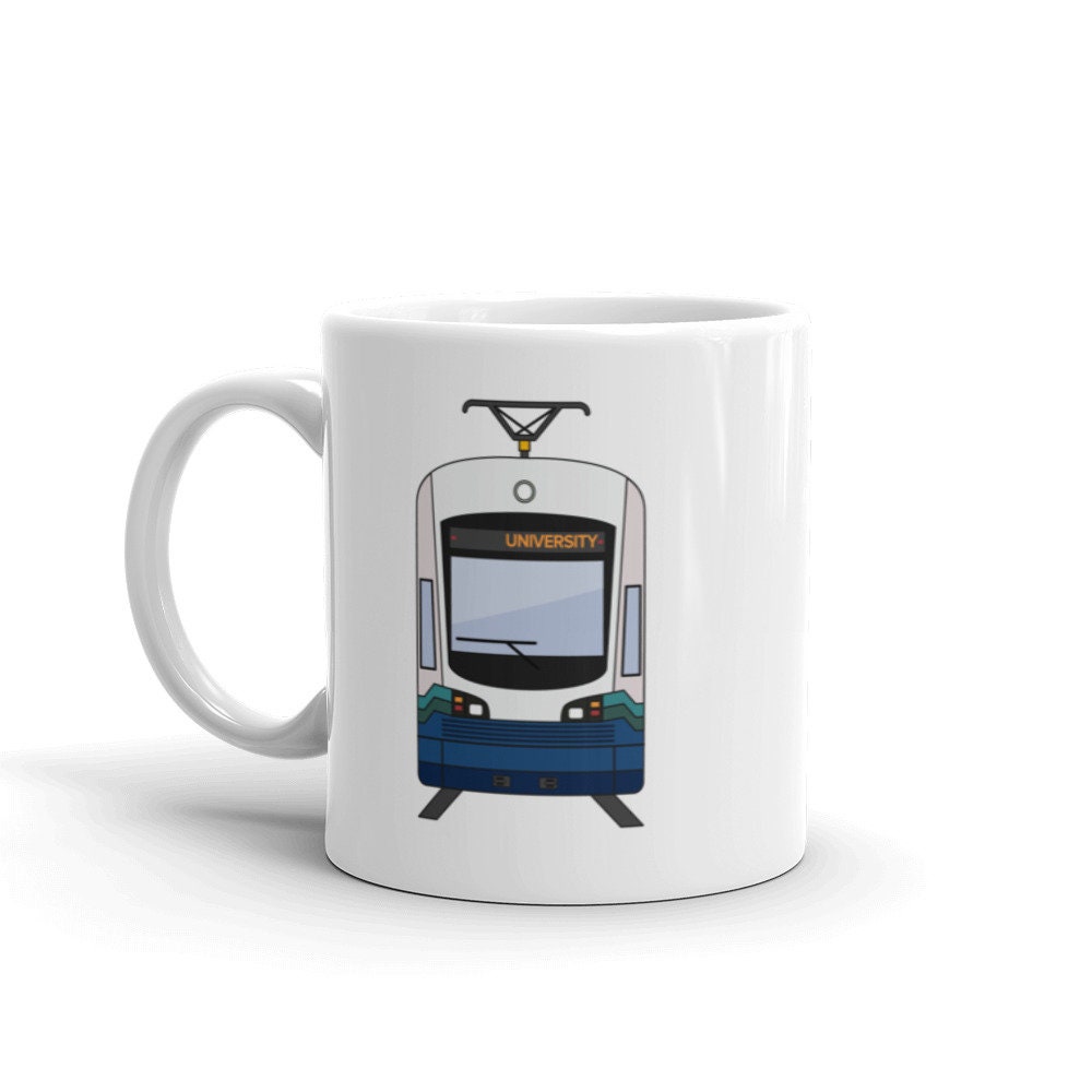 Seattle Link Light Rail Train Mug - Etsy