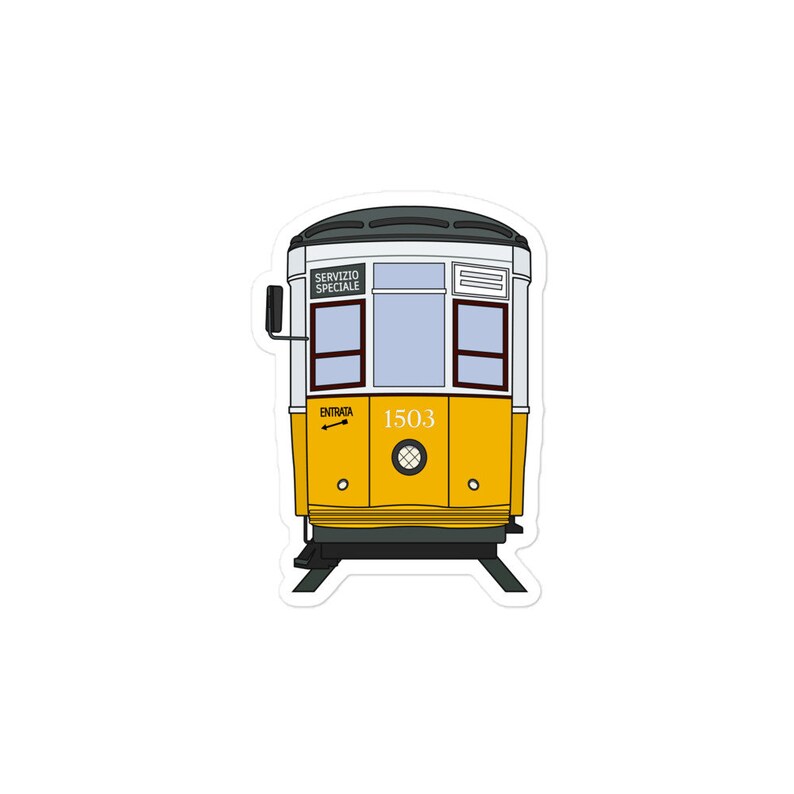 Milan Tram Class 1500 Sticker - Etsy