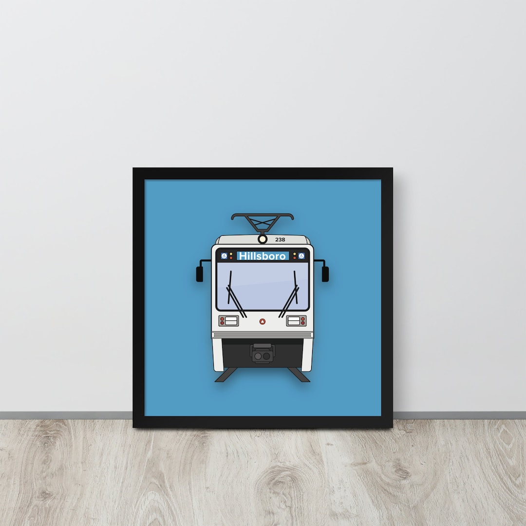 Portland MAX Light Rail Train SD660 Wall Art - Etsy