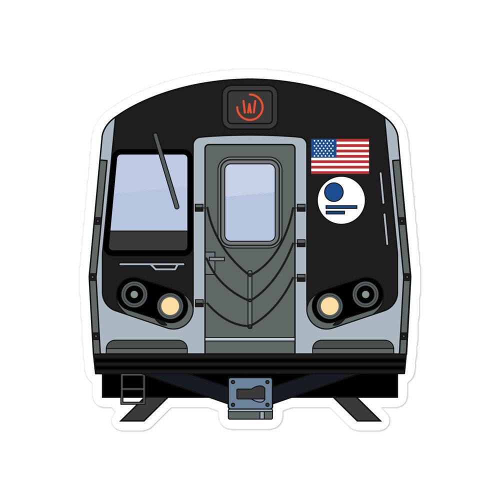 New York City Subway Train Class R160 Sticker - Etsy