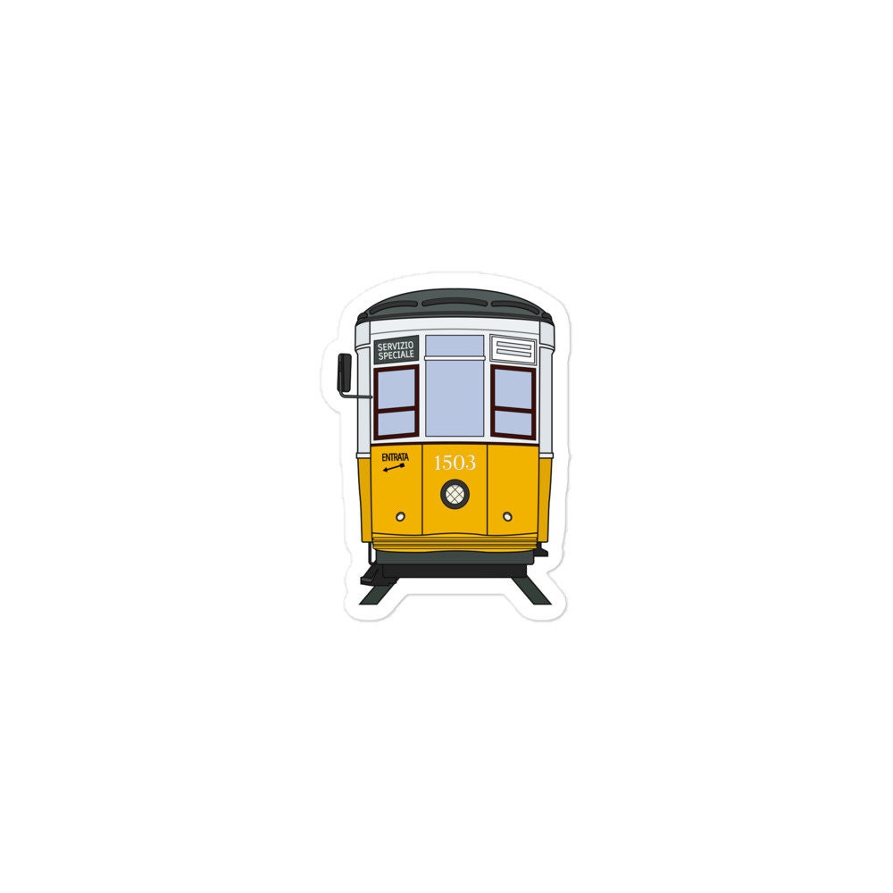Milan Tram Class 1500 Sticker - Etsy