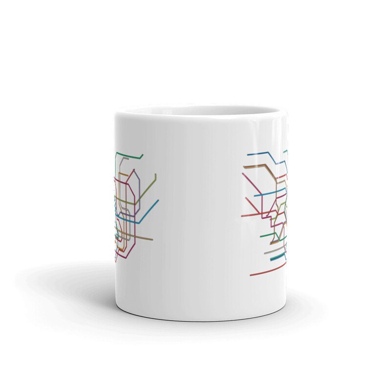 Tokyo Metro & Toei Subway Transit Map Mug - Etsy