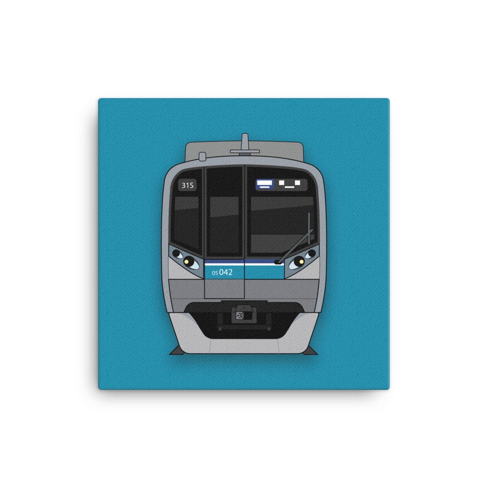 Tokyo Metro Train Tozai Line 05 Series Wall Art - Etsy