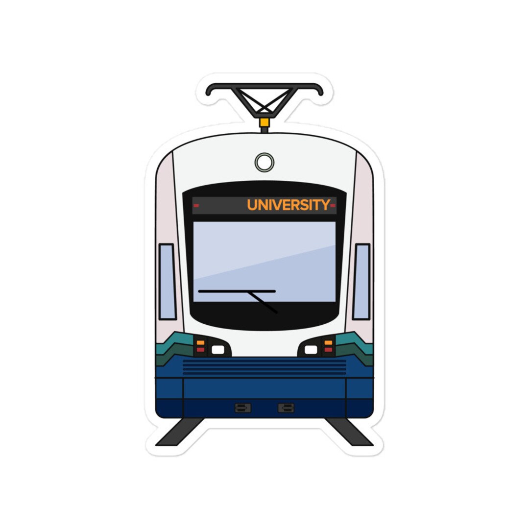 Seattle Link Light Rail Train Sticker - Etsy