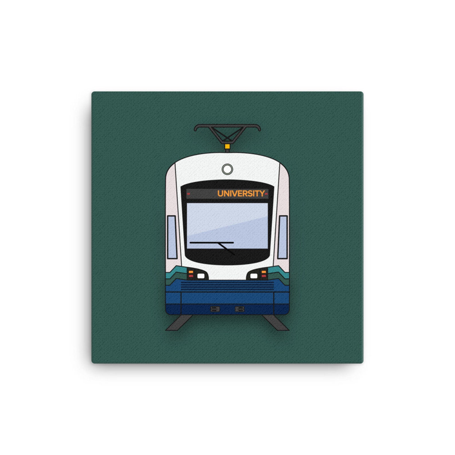 Seattle Link Light Rail Train Wall Art - Etsy