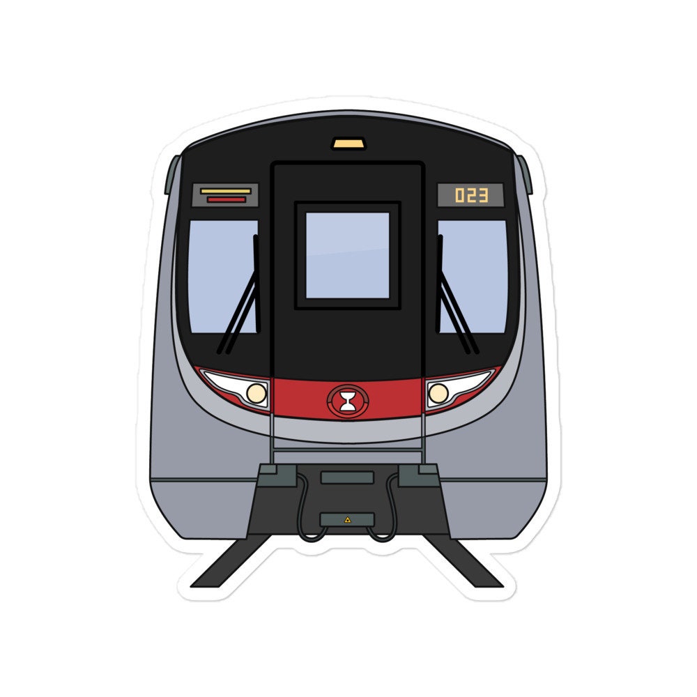 Hong Kong MTR C-train Sticker - Etsy