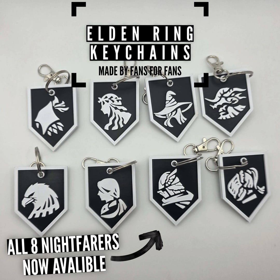 Elden Ring Nightreign Keychain. Can Be Worn as Pendant, Premium Quality ...