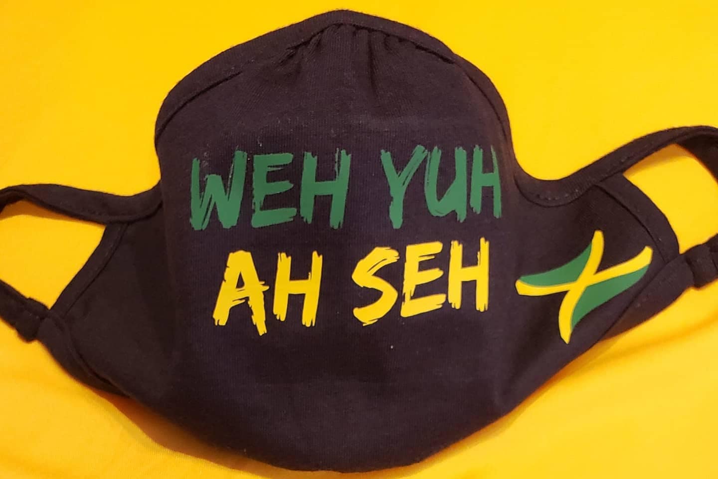 Jamaican Face Mask Jamaican Flag Face Mask Best Breathable - Etsy