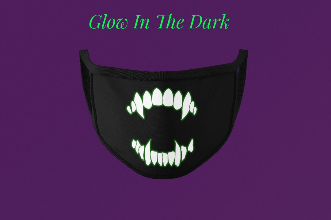 Fangs Face Mask, Werewolf Face Mask, Breathable Face Mask, Halloween ...