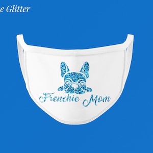 Frenchie Mom Face Mask, French Bulldog Facemask, Frenchie Lover, Dog ...