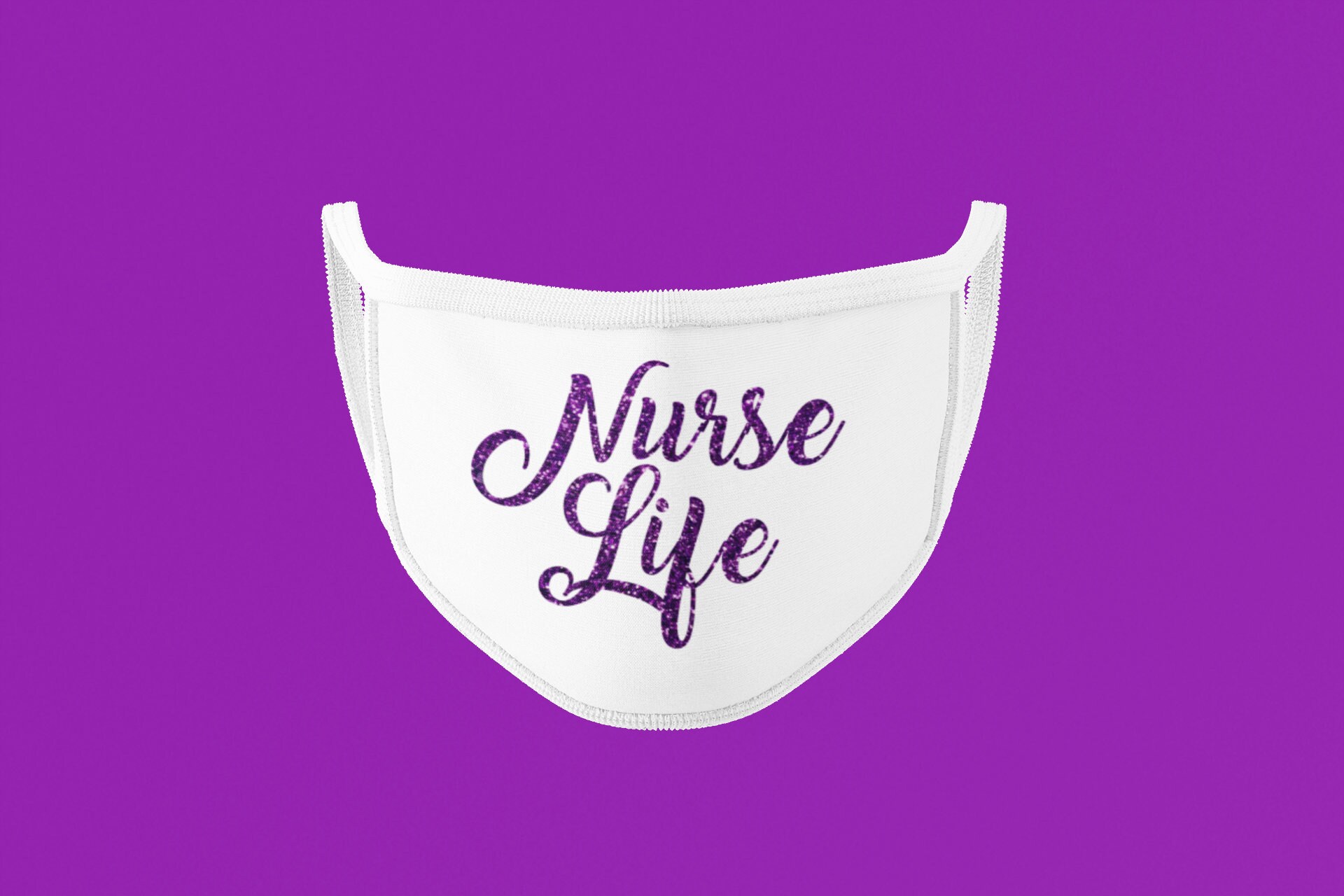 Nurse Life Face Mask, Nurse Gift, Face Mask for Nurses, USA Made Face ...