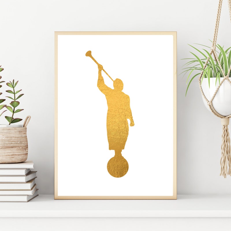 Foil Print Angel - Etsy