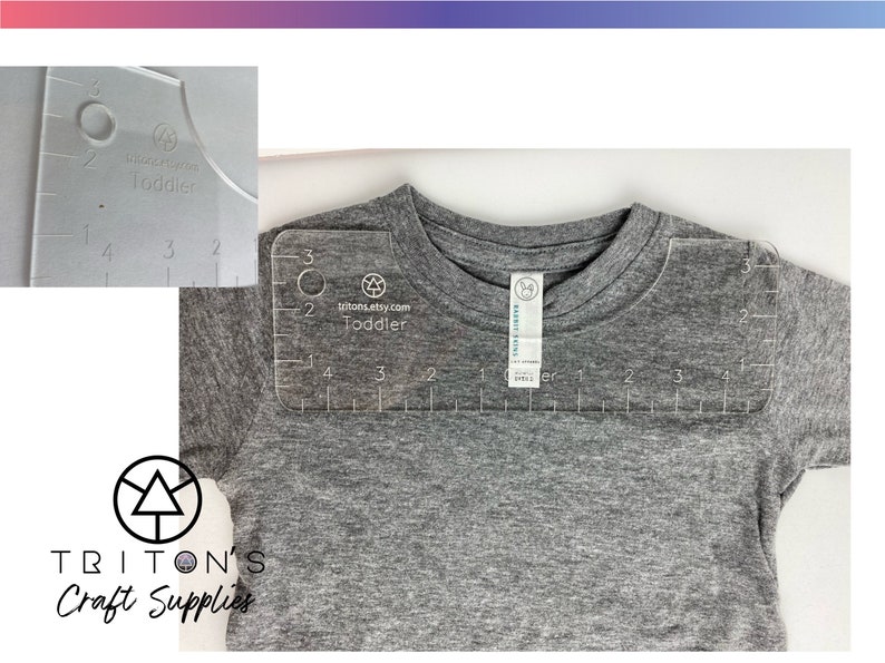 Acrylic T Shirt Design Placement Guide| T Shirt Ruler| Sublimation ...