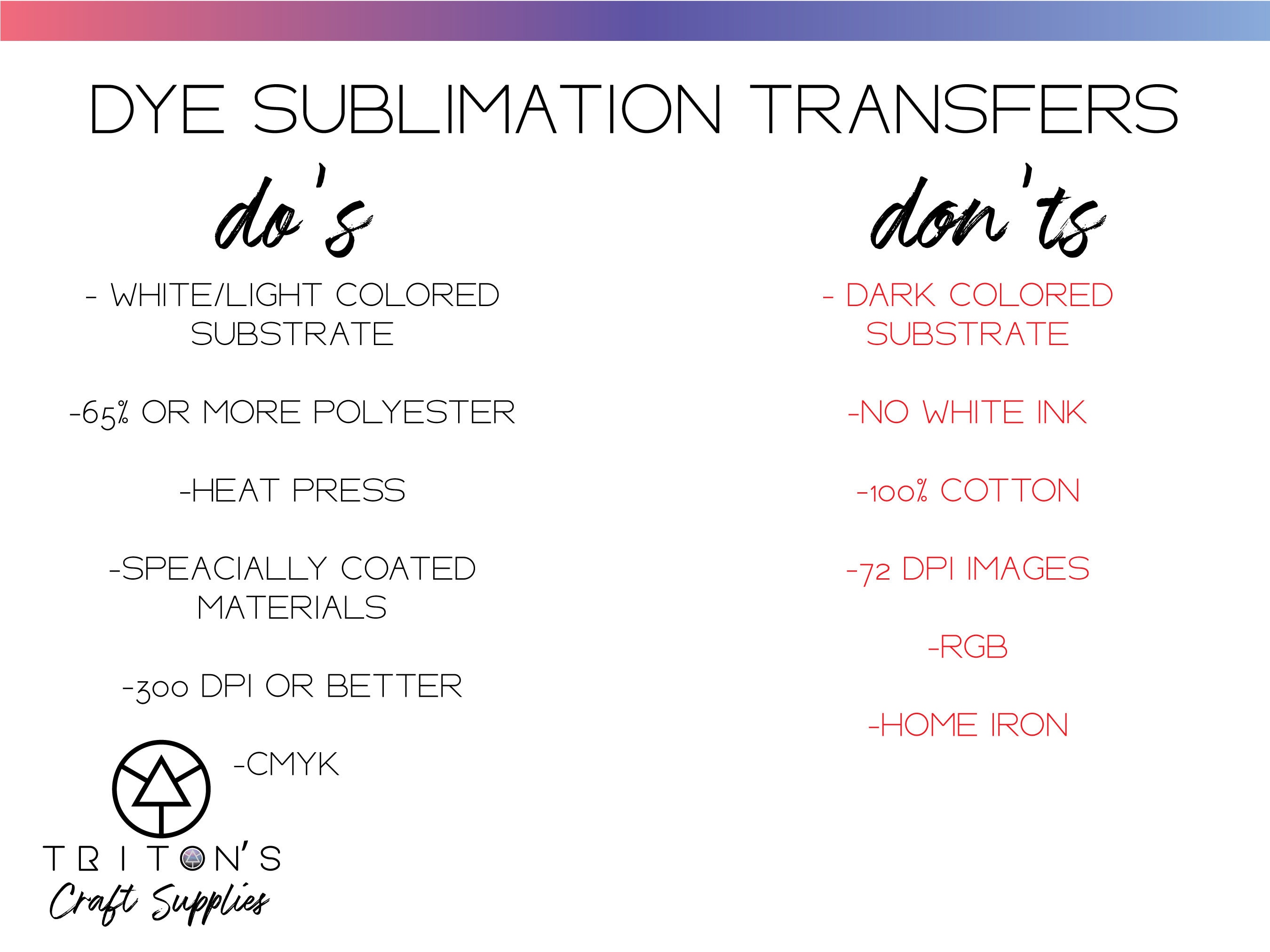 Sublimation Transfers Dye Sublimation Transfers Sub Prints | Etsy