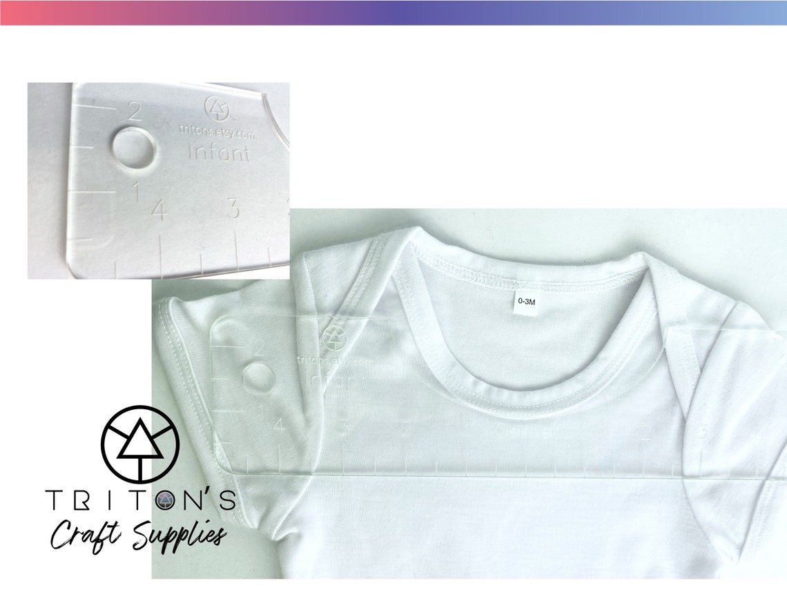Acrylic T Shirt Design Placement Guide T Shirt Ruler | Etsy