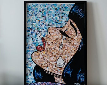 Girl Crying Poster - Etsy