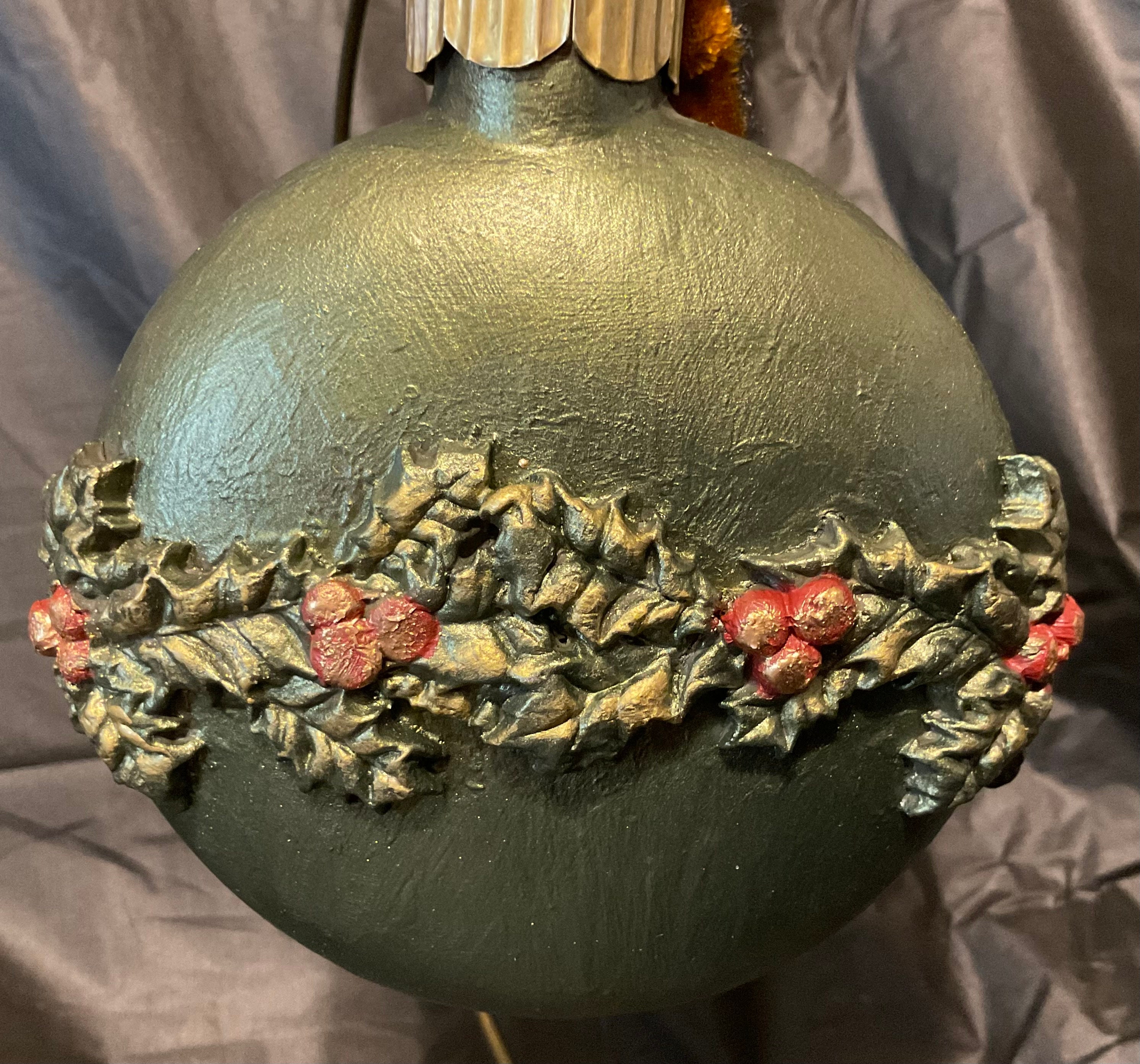 Hand Decorated Glass Ornament - Etsy