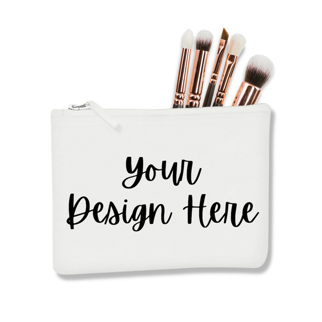 Personalized White Pencil Pouch - Etsy