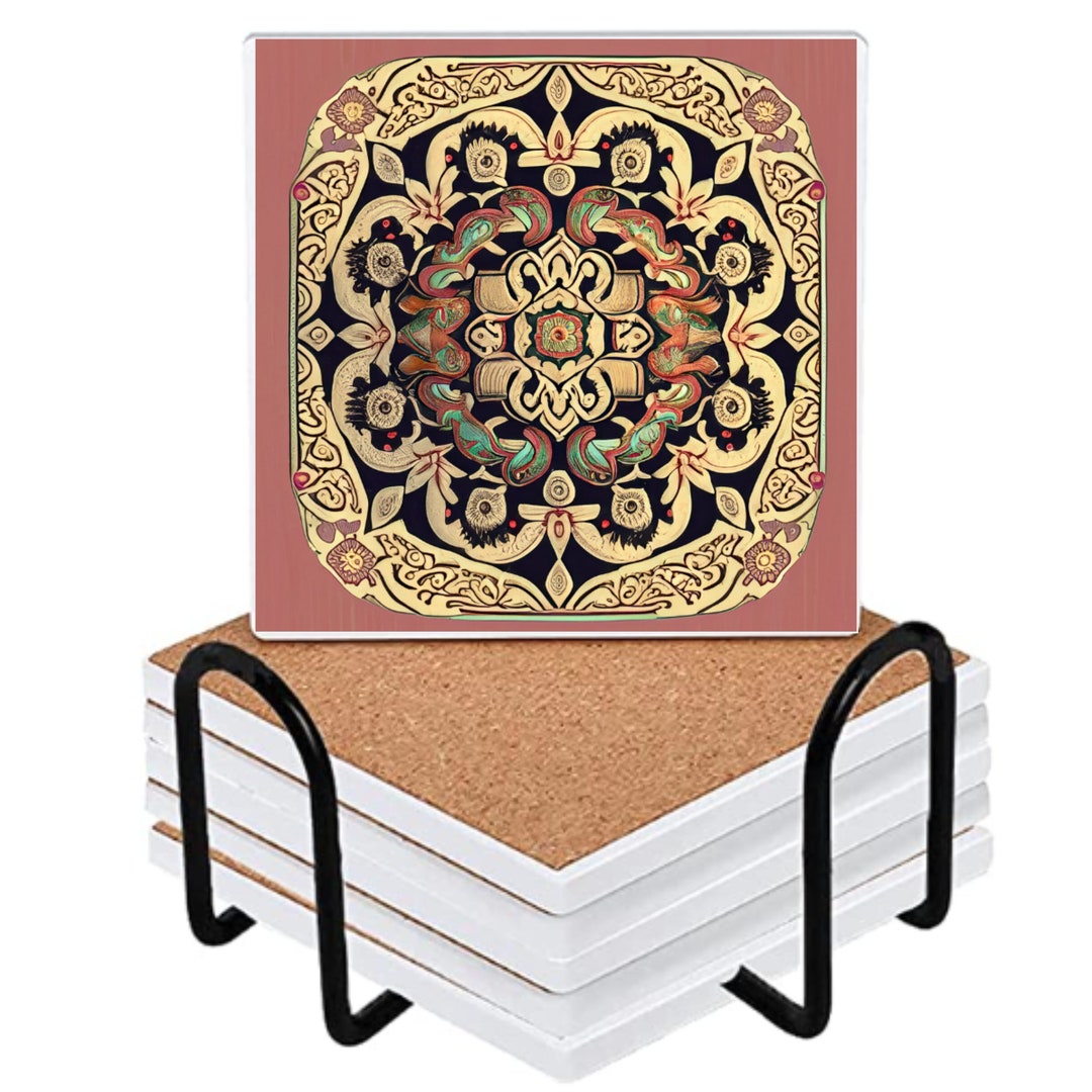 Indian Coasters- Set of 6 - Etsy