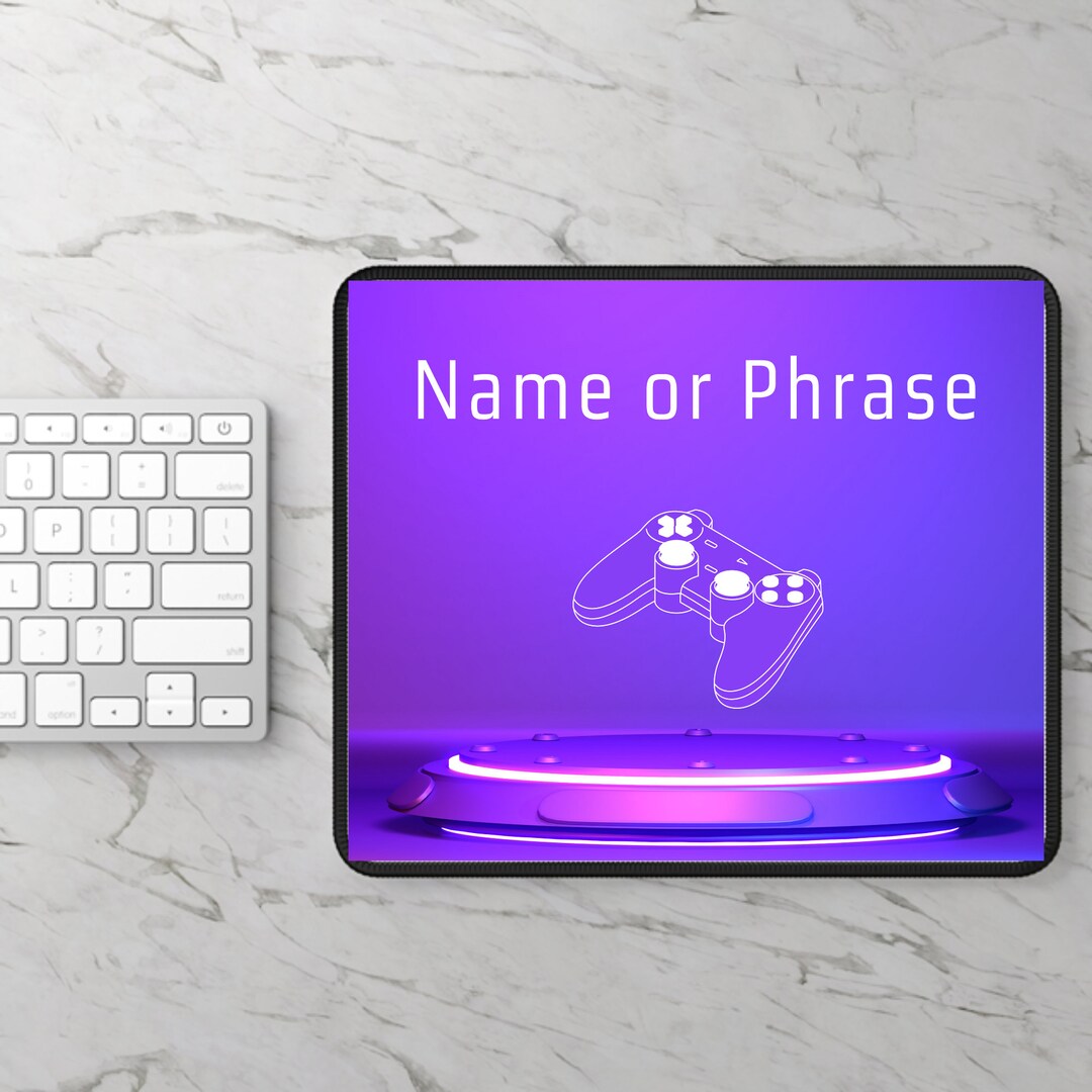 Personalized Mouse Pad- Video Game - Etsy