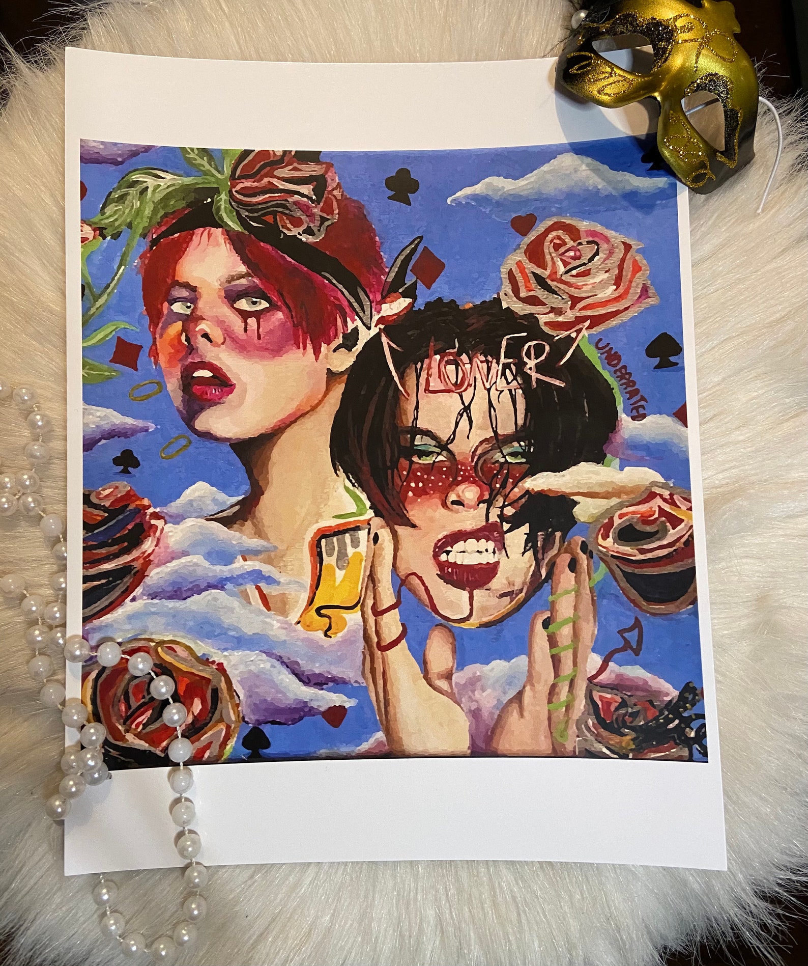 Yungblud ORIGINAL Painting Poster/print - Etsy