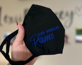 Rams Face Mask - Etsy