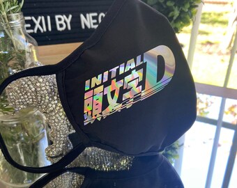 Initial Face Mask - Etsy