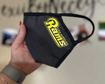 La Rams Face Mask - Etsy