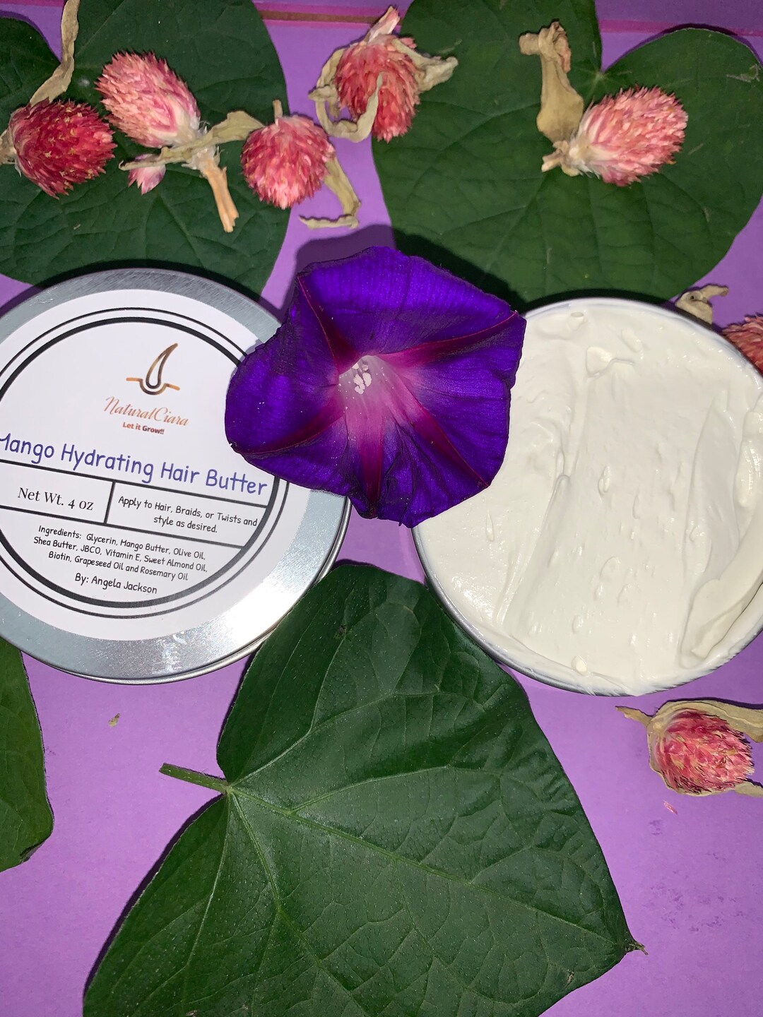 Mango Hydrating Hair Butter - Etsy