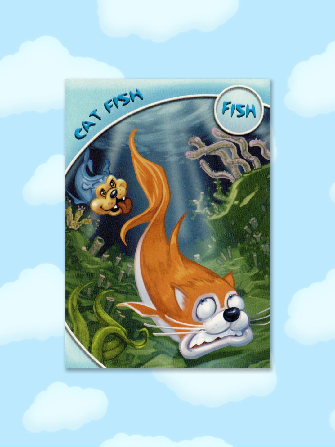 Cat Fish - Fish - Series 3 Toontown Online Trading Card - Etsy