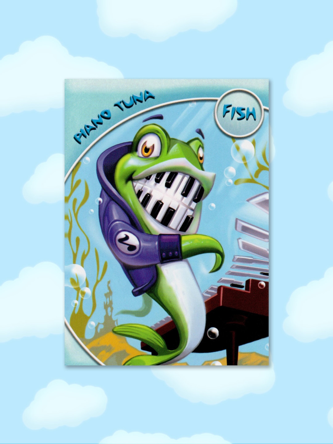 Piano Tuna Fish Series 3 Toontown Online Trading Card - Etsy
