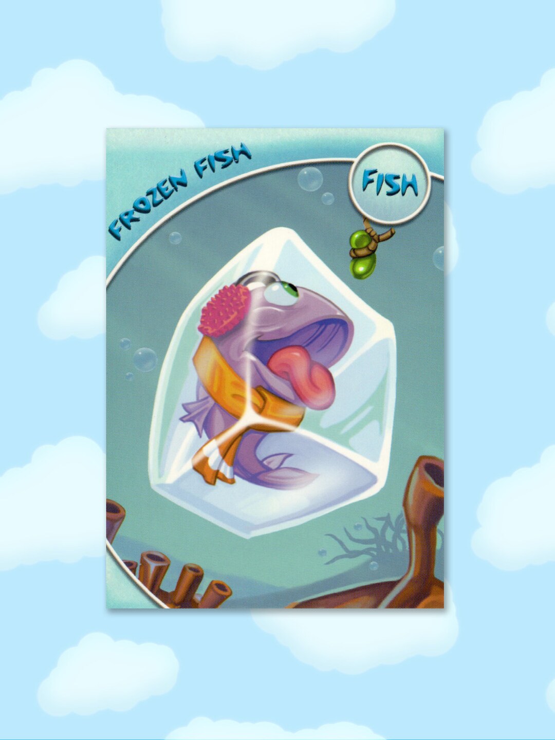 Frozen Fish Fish Series 3 Toontown Online Trading Card - Etsy