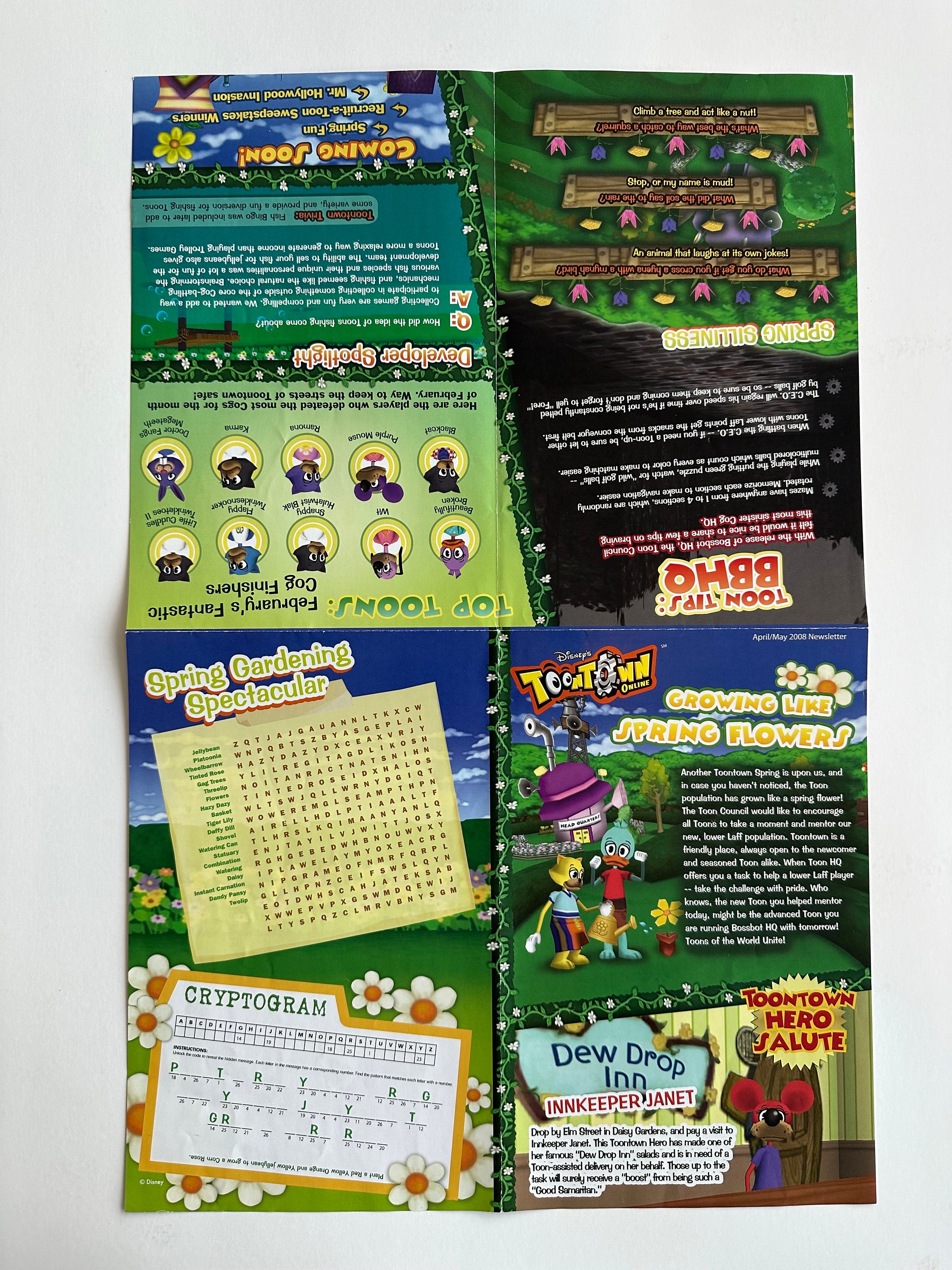 April/may 2008 Map of Daisy Gardens - Member Mailers Newsletter ...