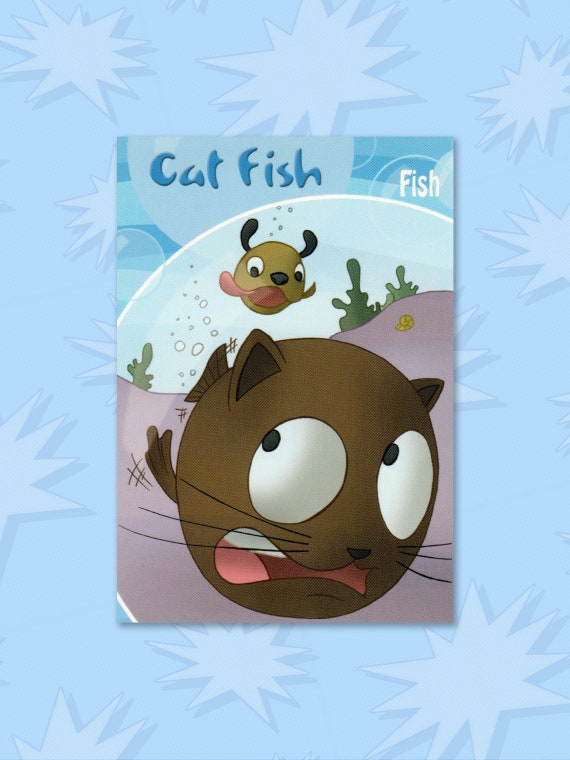 Cat Fish 2/59 Fish Series 2 Toontown Online Trading Card | Etsy