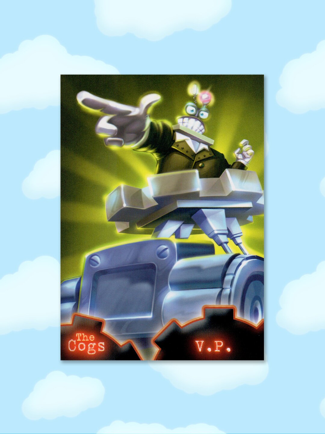 Sellbot V.P. - Cogs - Series 3 Toontown Online Trading Card - Etsy