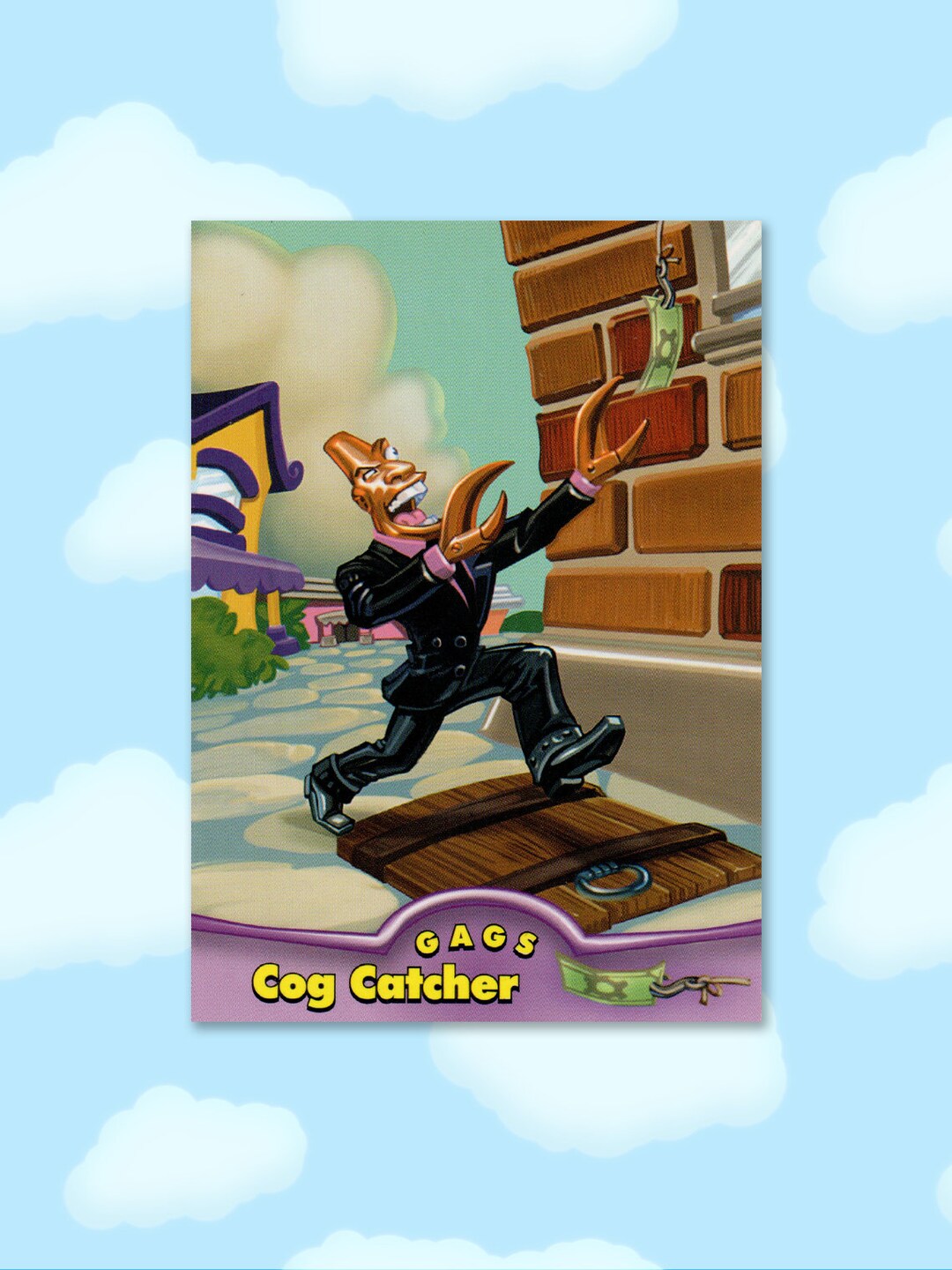 Cog Catcher/dollar Bill - Gags - Series 3 Toontown Online Trading Card ...