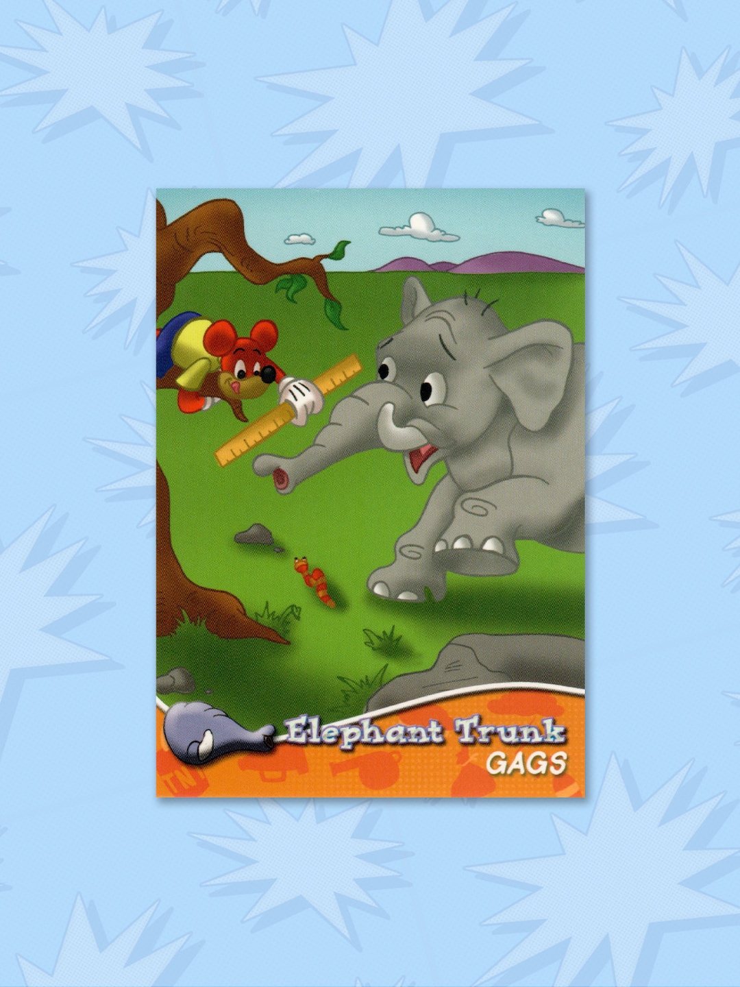 Elephant Trunk (2/20) - Gags - Series 2 Toontown Online Trading Card - Etsy