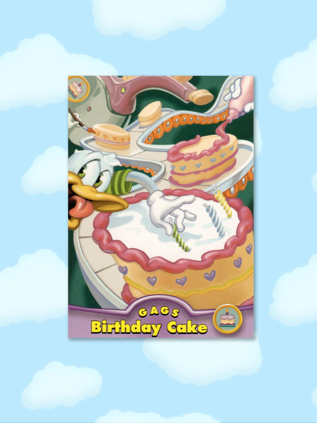Birthday Cake - Gags - Series 3 Toontown Online Trading Card - Etsy