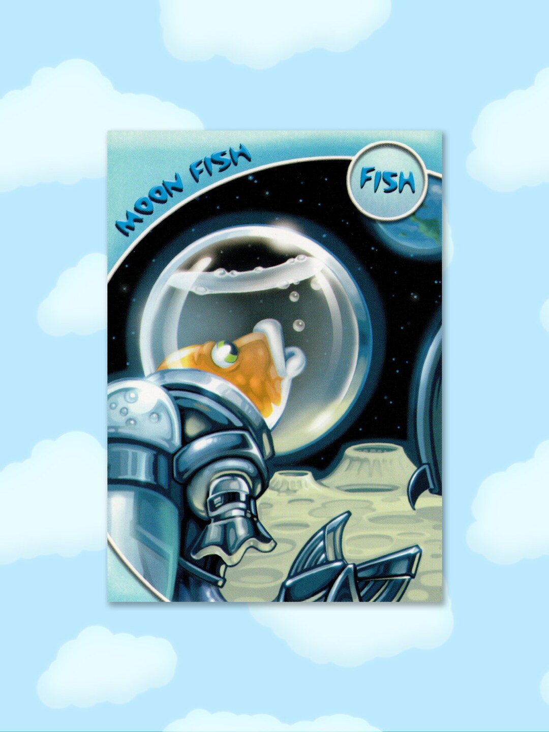 Moon Fish - Fish - Series 3 Toontown Online Trading Card - Etsy