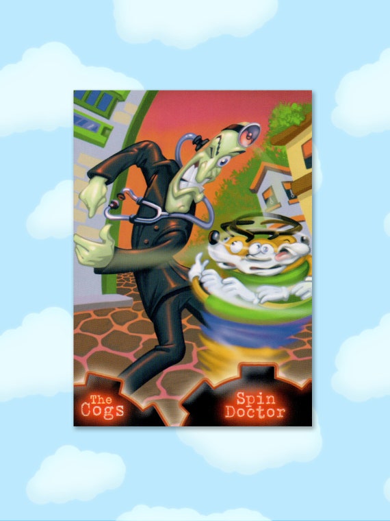 Spin Doctor Cogs Series 3 Toontown Online Trading Card | Etsy