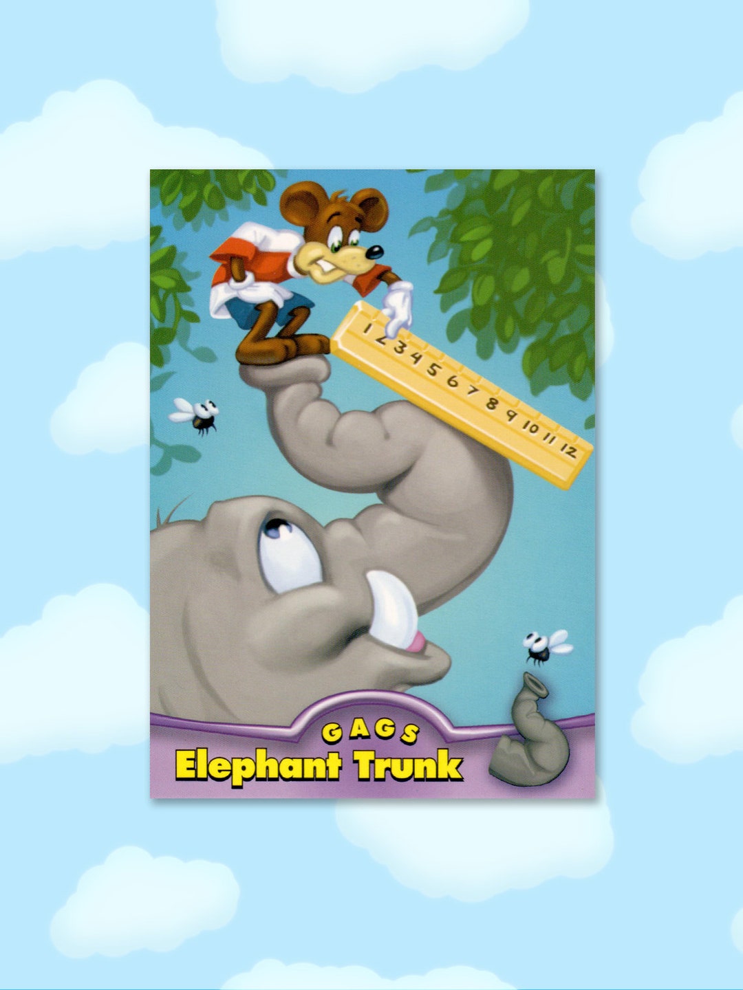 Elephant Trunk - Gags - Series 3 Toontown Online Trading Card - Etsy