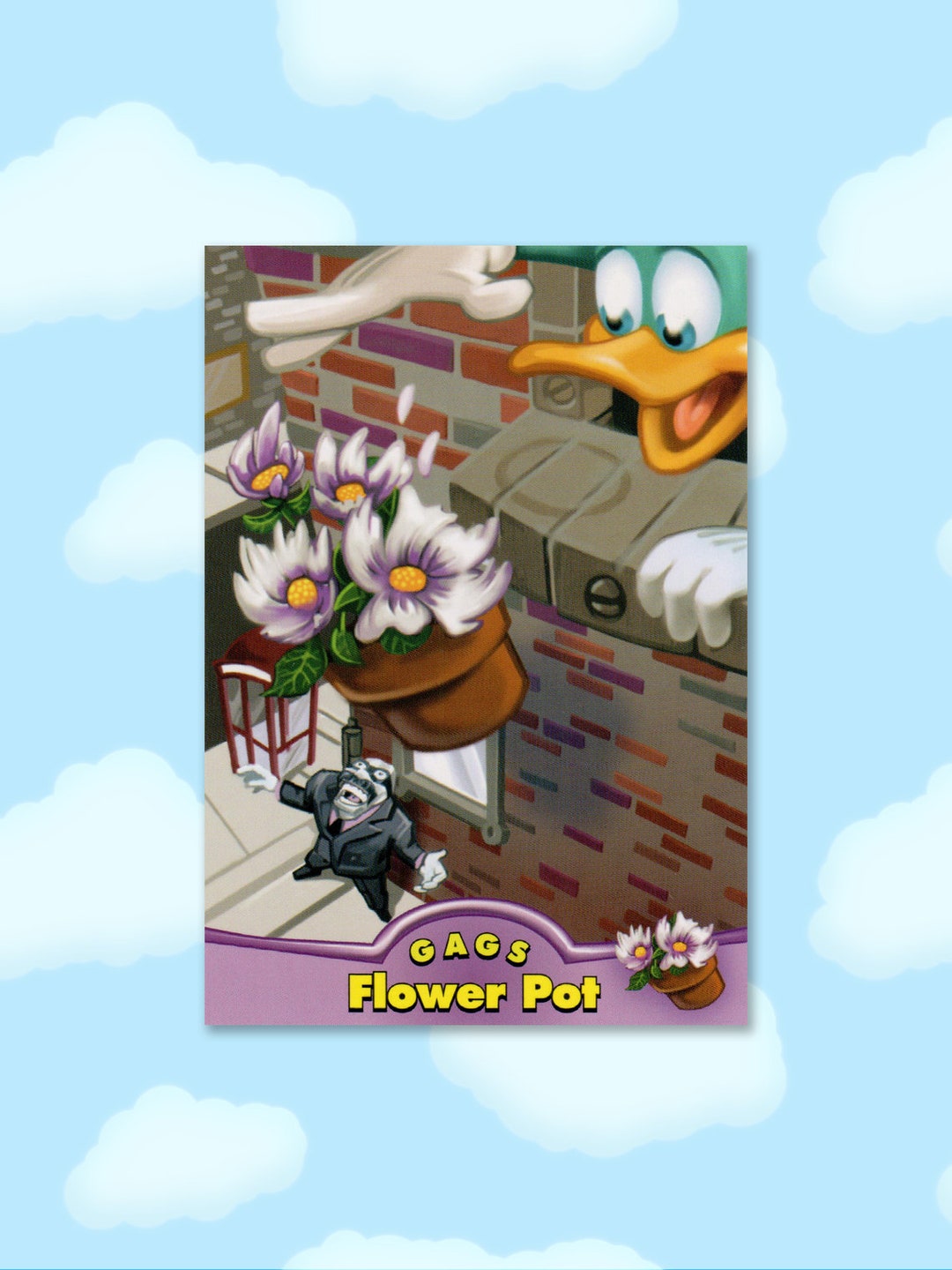 Flower Pot - Gags - Series 3 Toontown Online Trading Card - Etsy