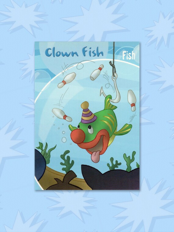 Clown Fish 2/24 Fish Series 2 Toontown Online Trading - Etsy