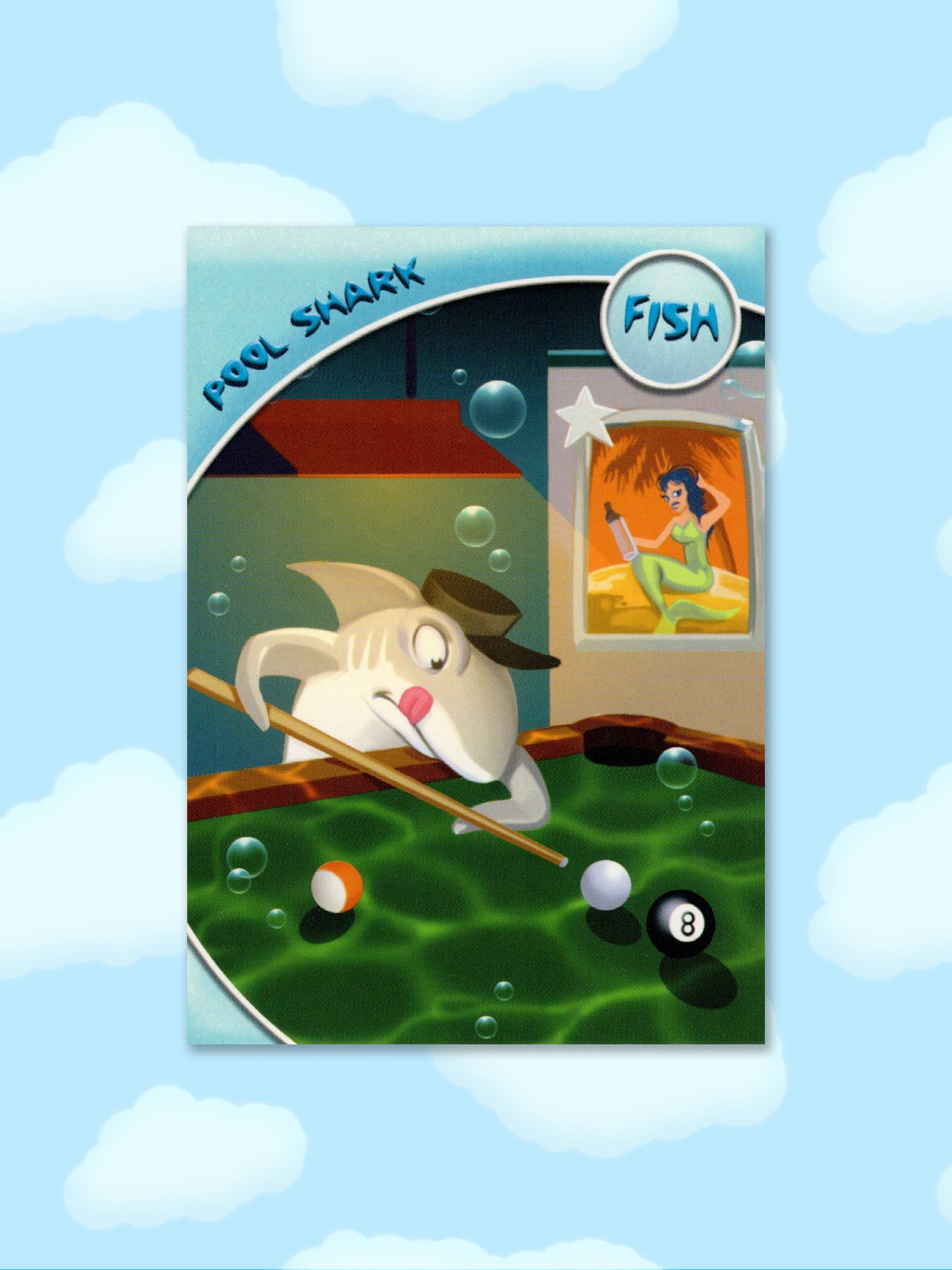 Pool Shark - Fish - Series 3 Toontown Online Trading Card - Etsy
