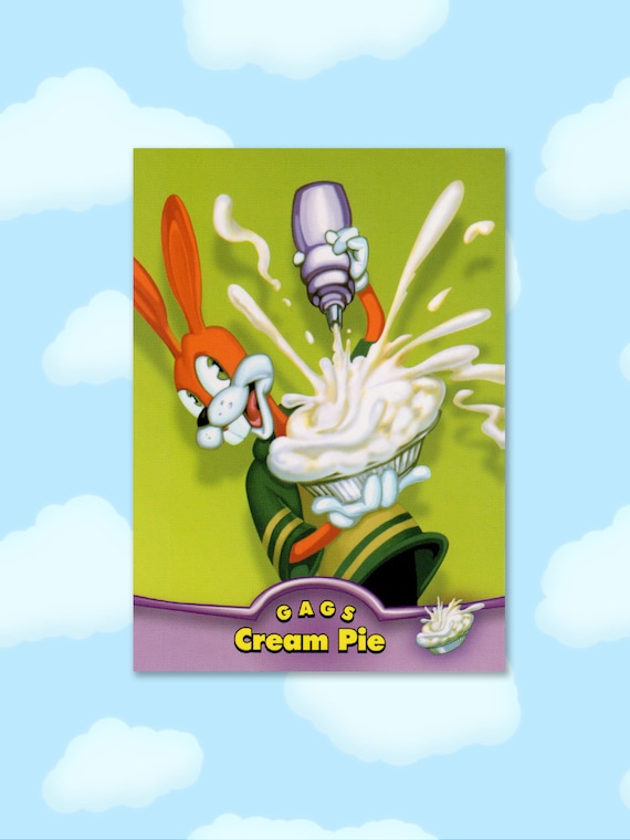 Cream Pie Gags Series 3 Toontown Online Trading Card | Etsy