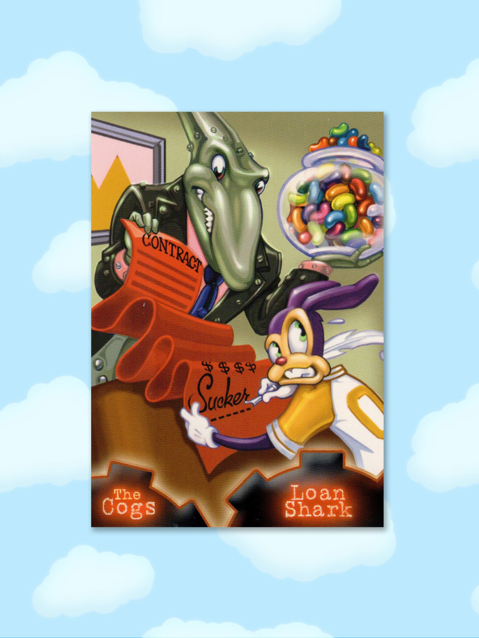 Loan Shark Cogs Series 3 Toontown Online Trading Card | Etsy