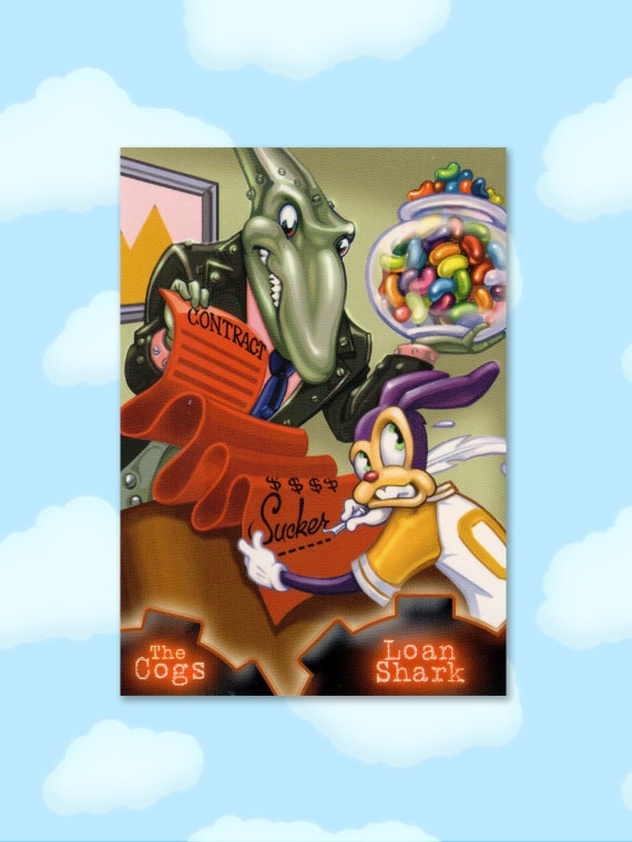 Loan Shark Cogs Series 3 Toontown Online Trading Card | Etsy