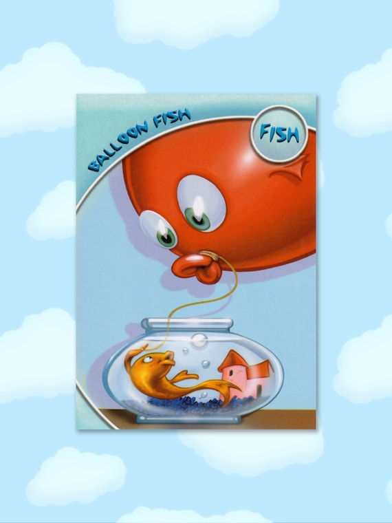 Balloon Fish Fish Series 3 Toontown Online Trading Card | Etsy