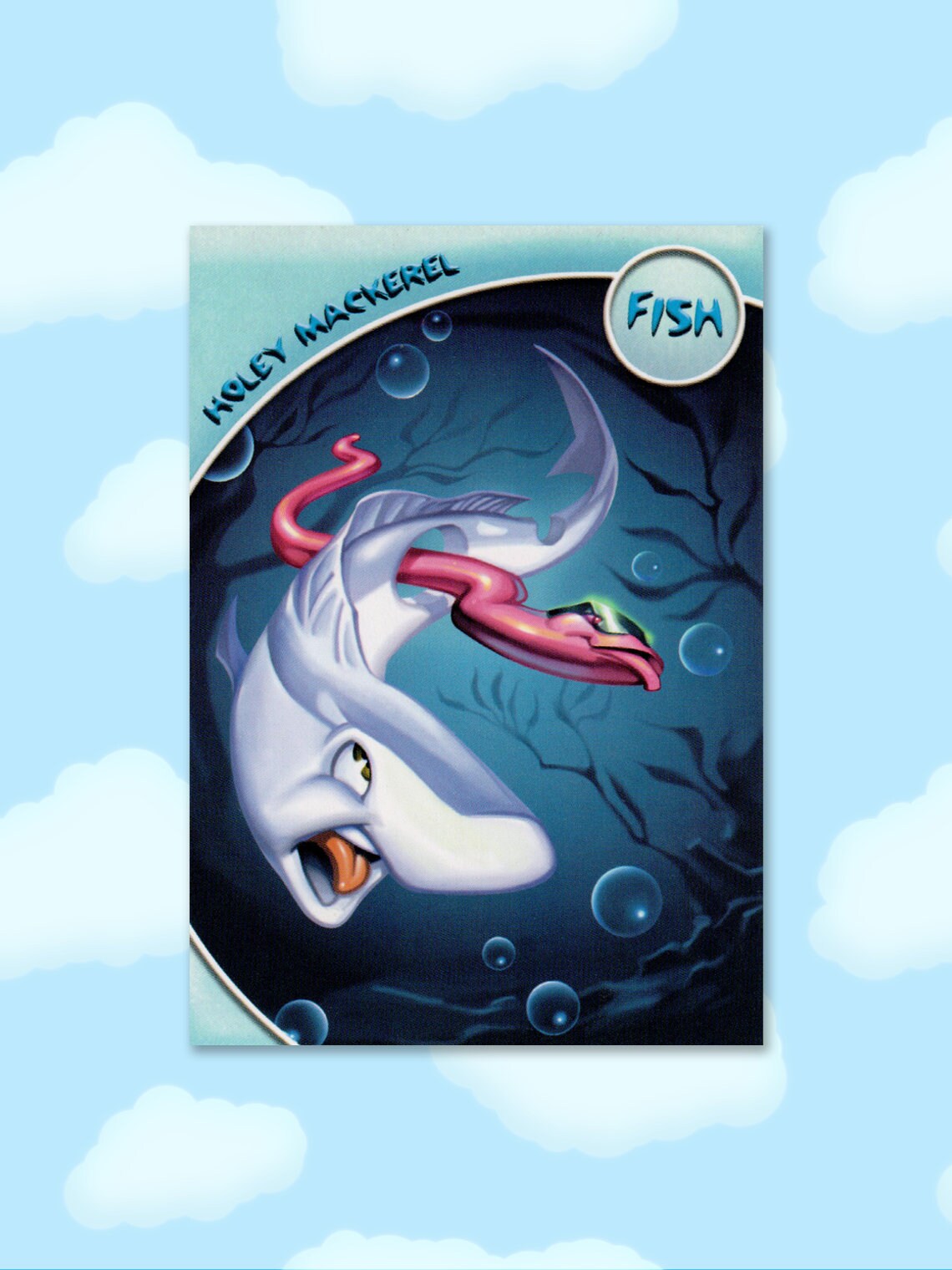 Holey Mackerel - Fish - Series 3 Toontown Online Trading Card - Etsy